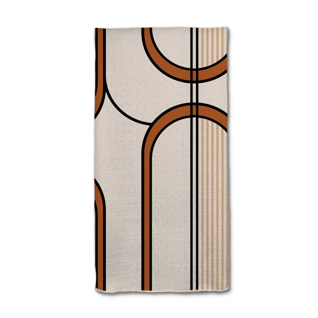 Art Deco - Condesa - Burnt Orange - Event Linen Rentals